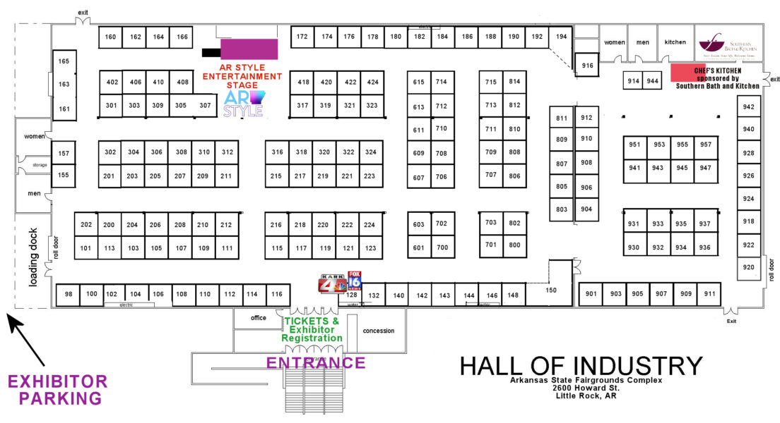 CA 2023 Booth Layout & Exhibitors - Women's Expo With A Cause