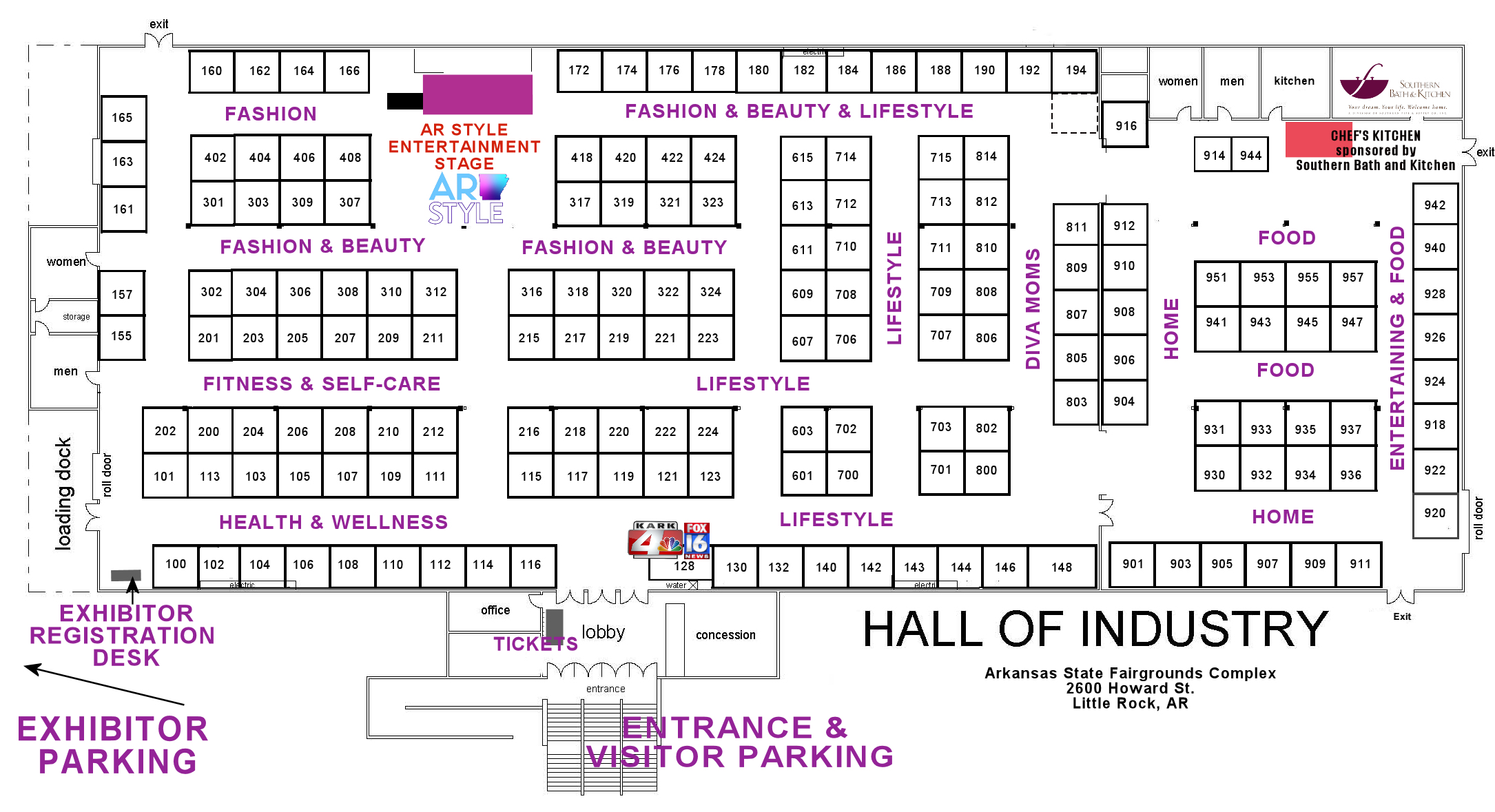CA 2023 Booth Layout - Women's Expo With A Cause