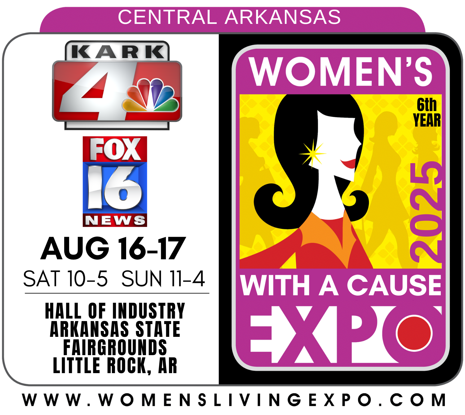 Central Arkansas Exhibiting Information - Women's Expo With A Cause Share the Fun!